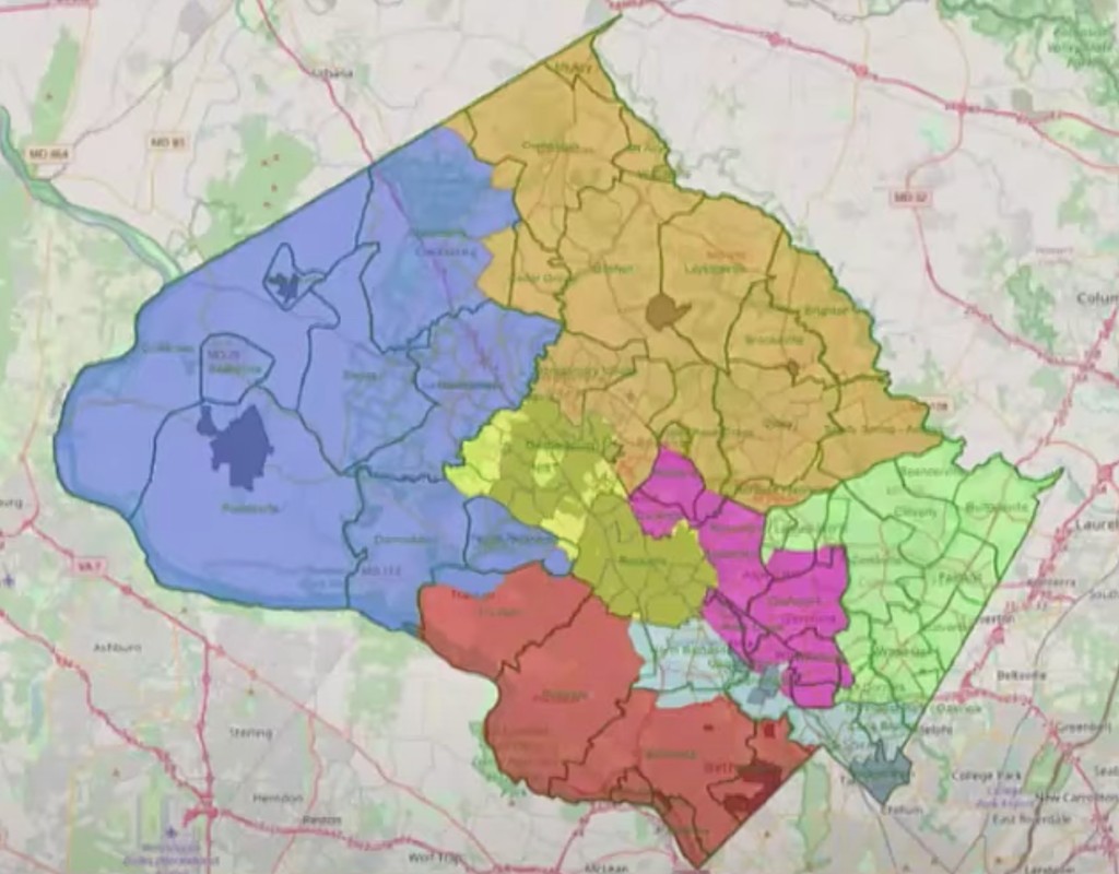 Redistricting Commission Recommends Map to Council - Montgomery ...