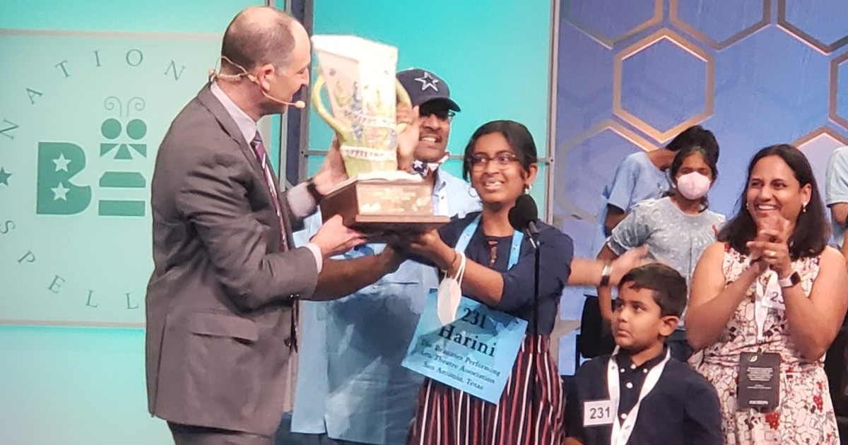 Harini Logan Crowned Bee Champion After Amazing Display in Spell Off ...