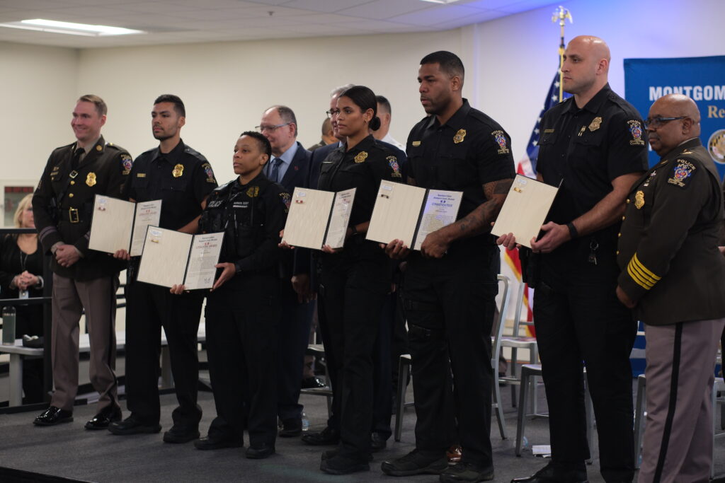 MCPD Awards Ceremony Honors Officers Who Saved Sgt. Kepp - Montgomery Community Media